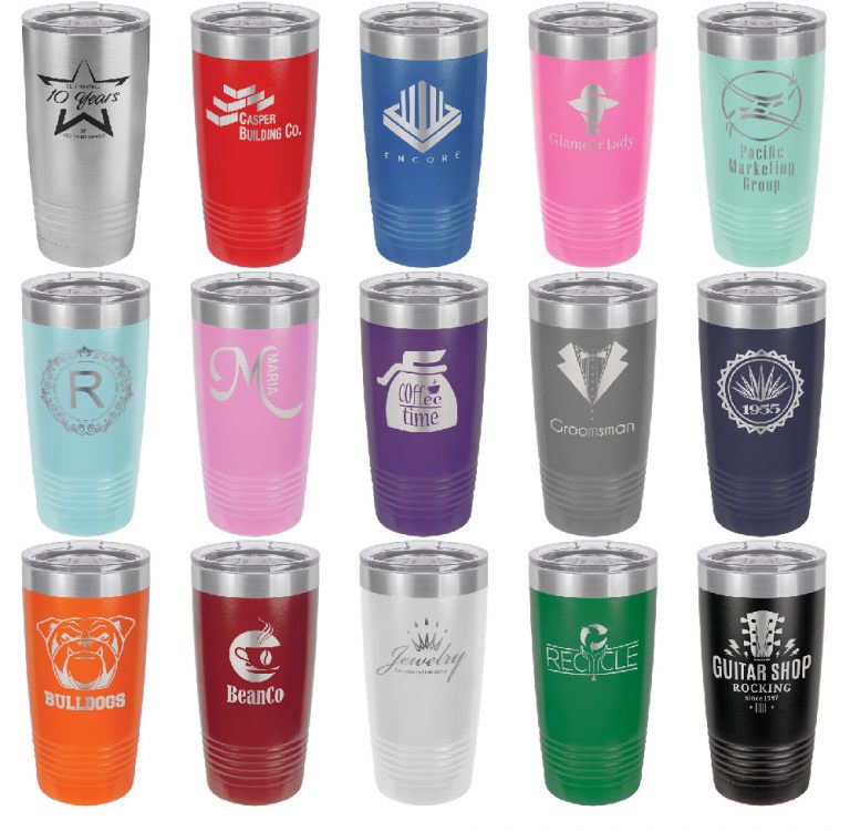 20 Oz Insulated Stainless Steel Tumbler With Sure Grip Design